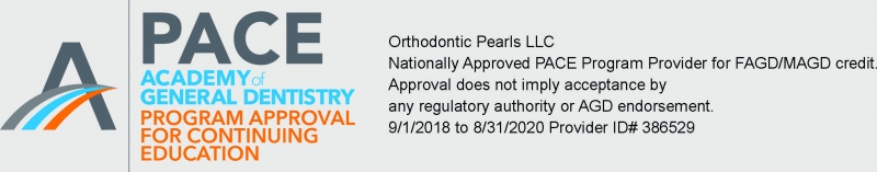 AGD PACE logo - Orthodontic Pearls